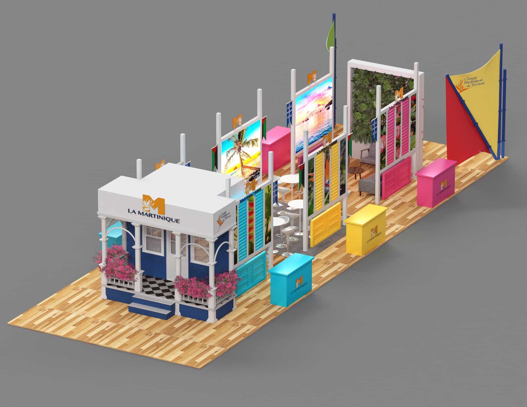 Design de kiosques et logistique pour événements | Kiosk Dimensions